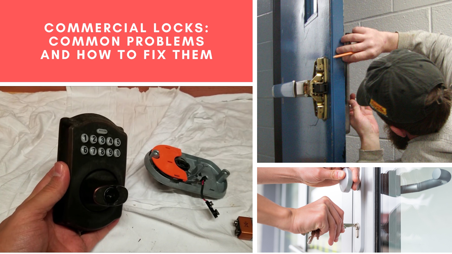 Commercial Locks: Common Problems and How to Fix Them